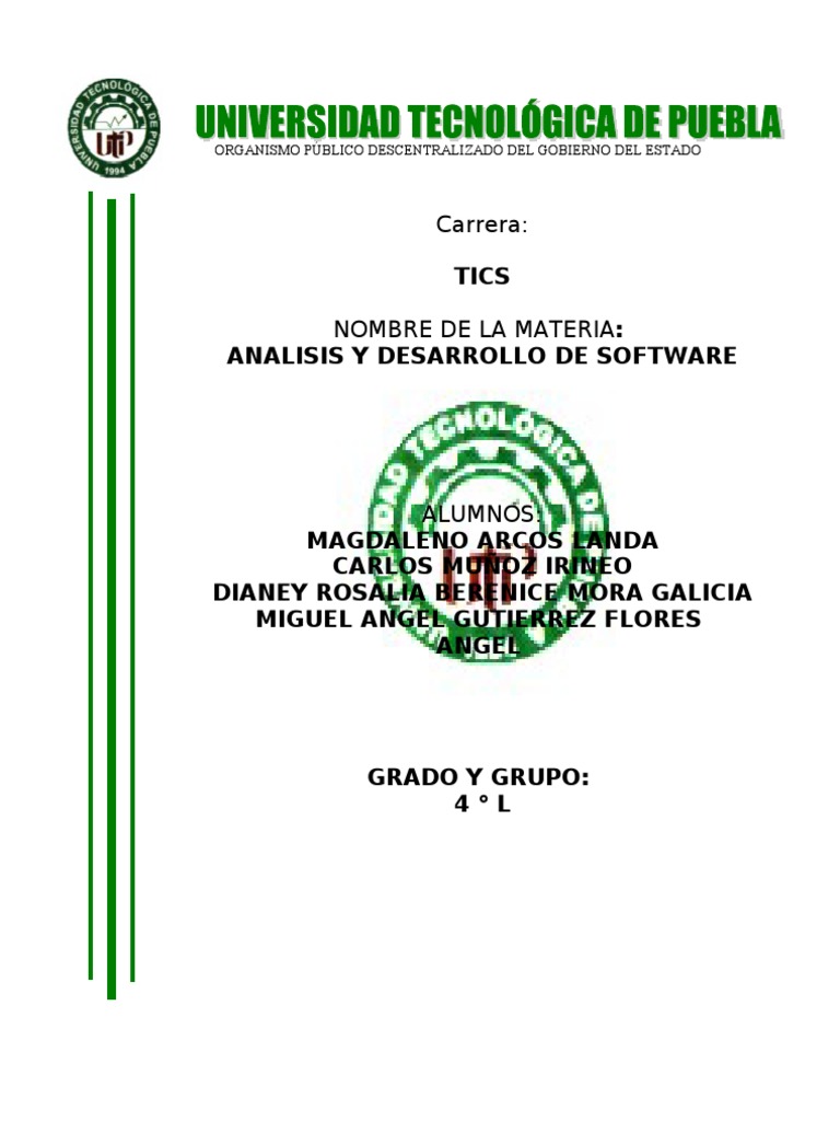 Portada UTP | PDF | Gestión de la información | Ingeniería de software