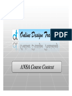 Basic Ansa Tutorials | PDF | Computer Aided Design | Topology