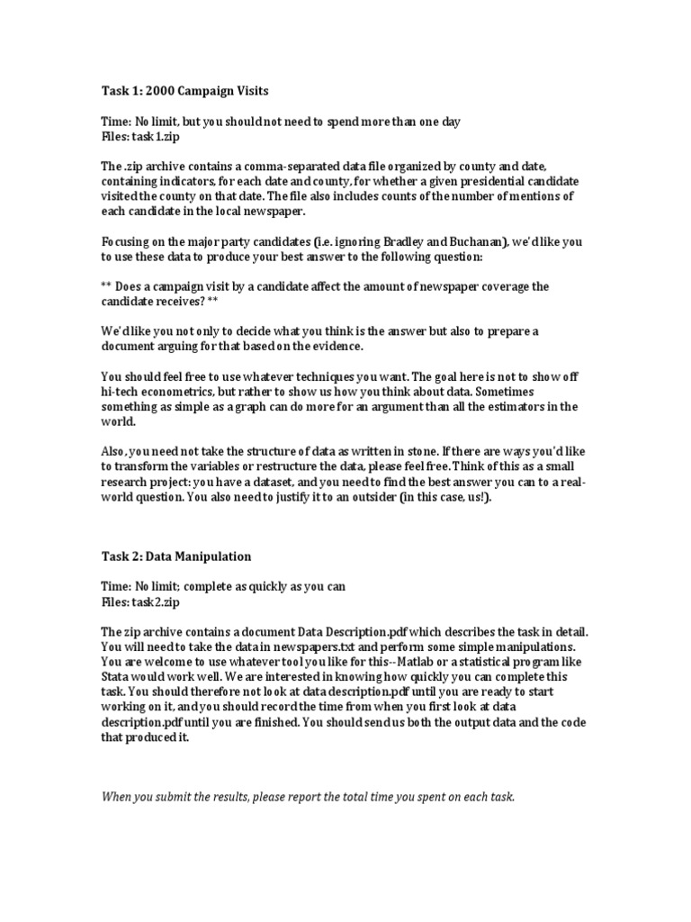 Task Description | PDF