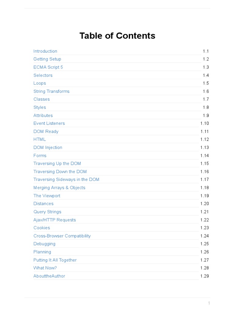 The Vanilla Js Guidebook Pdf Document Object Model Java Script 3104