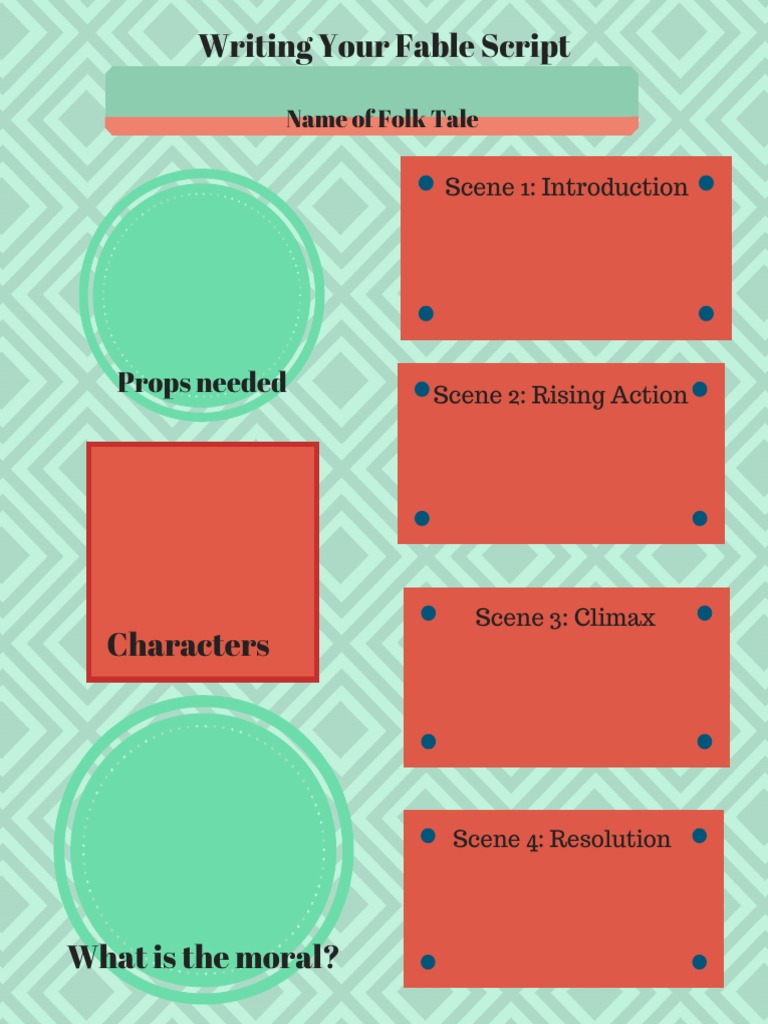 Writing Your Fable Script: Props Needed | PDF