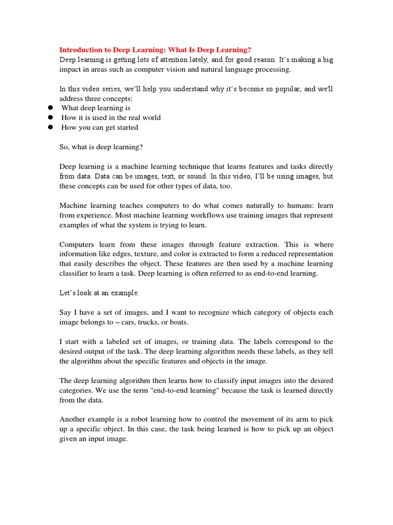 Matlab Deep Learning Series Pdf Deep Learning Artificial Neural Network