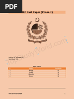 PRC BWCS-1 Model Paper ICAP Official-1 | PDF