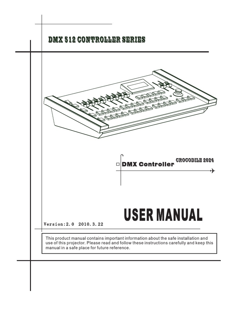 User Manual User Manual: DMX 512 Controller Series | PDF | Computer Engineering | Manufactured Goods