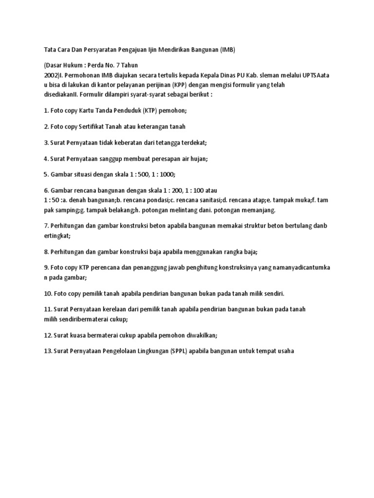 Syarat IMB Reklame Solo | PDF | Teknologi & Rekayasa