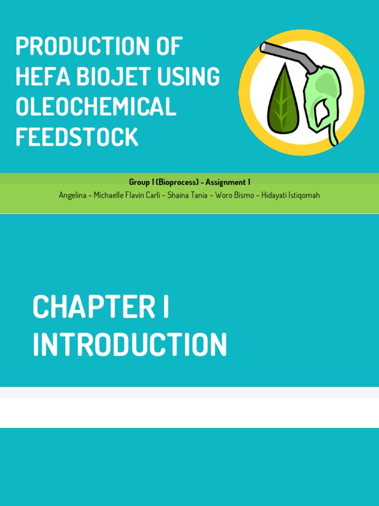 Production of Hefa Biojet Using Oleochemical Feedstock | PDF ...