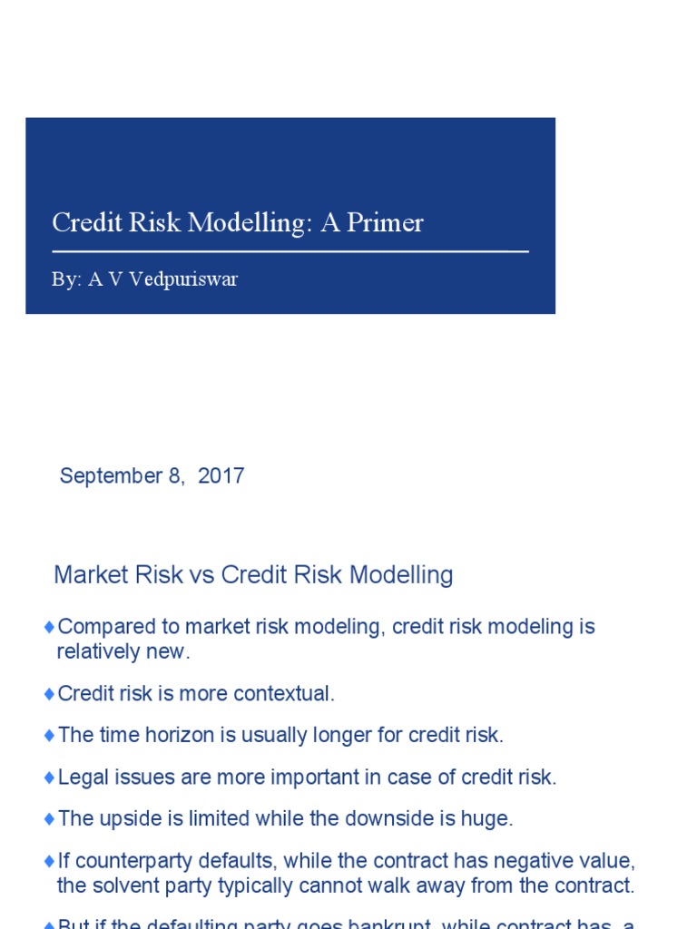Credit Risk Modelling Explained | PDF | Credit (Finance ...