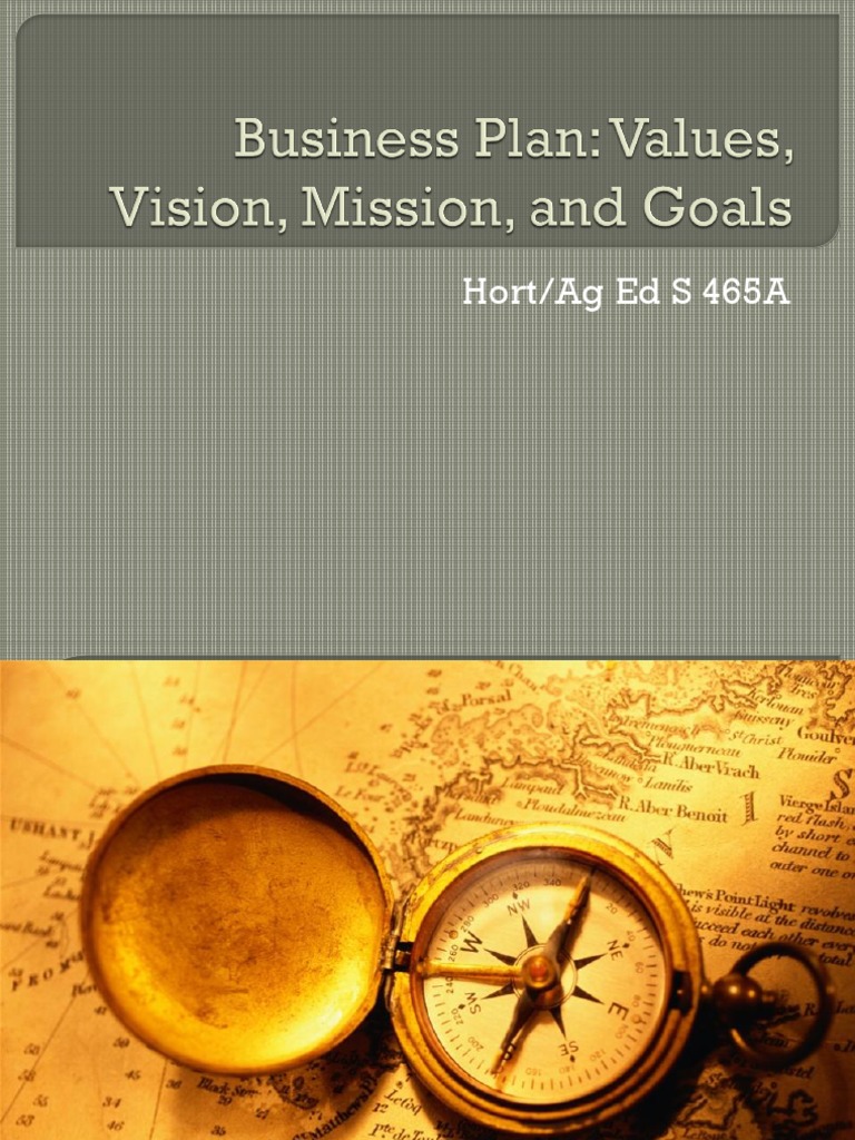 Appendix A Business Plan Values Vision Mission Goals Leah Risselman ...