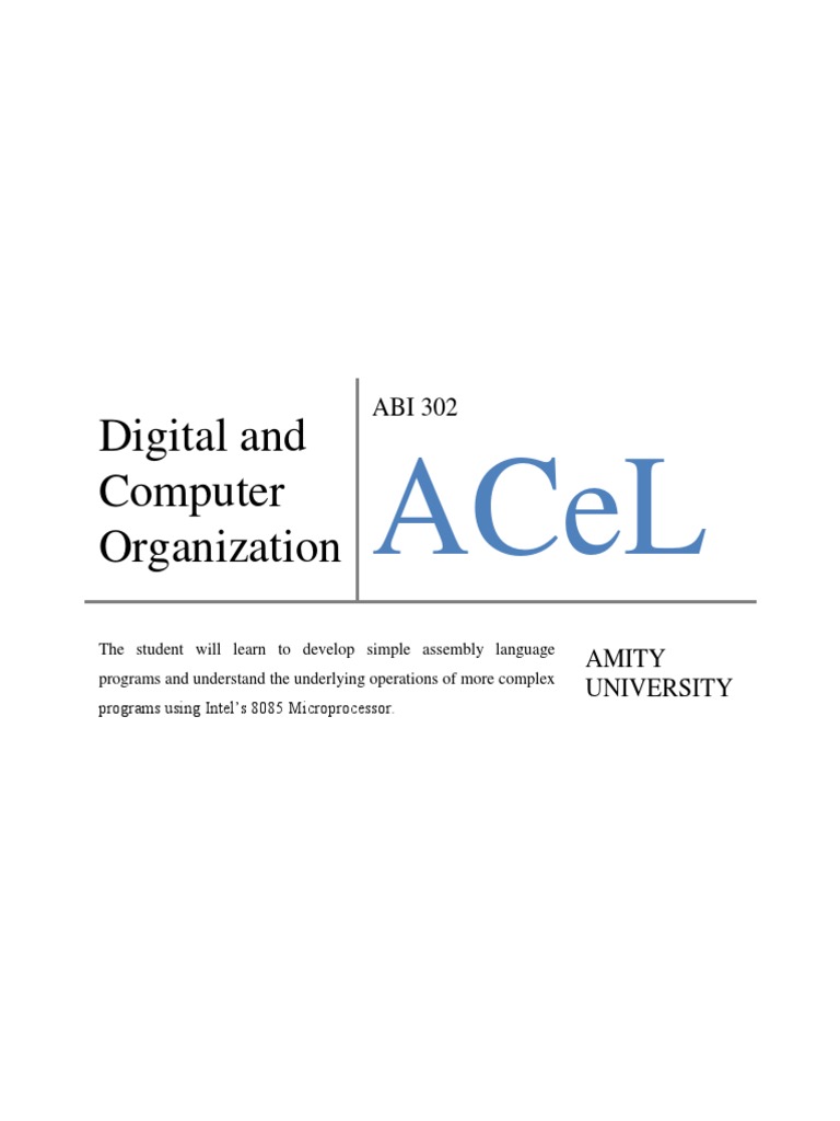 Digital and Computer Organization Material | PDF | Computer Data ...