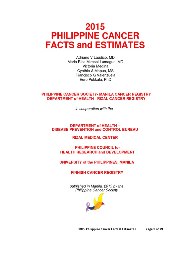 Cancer Facts_philippine Cancer Society | Cancer | Palliative Care