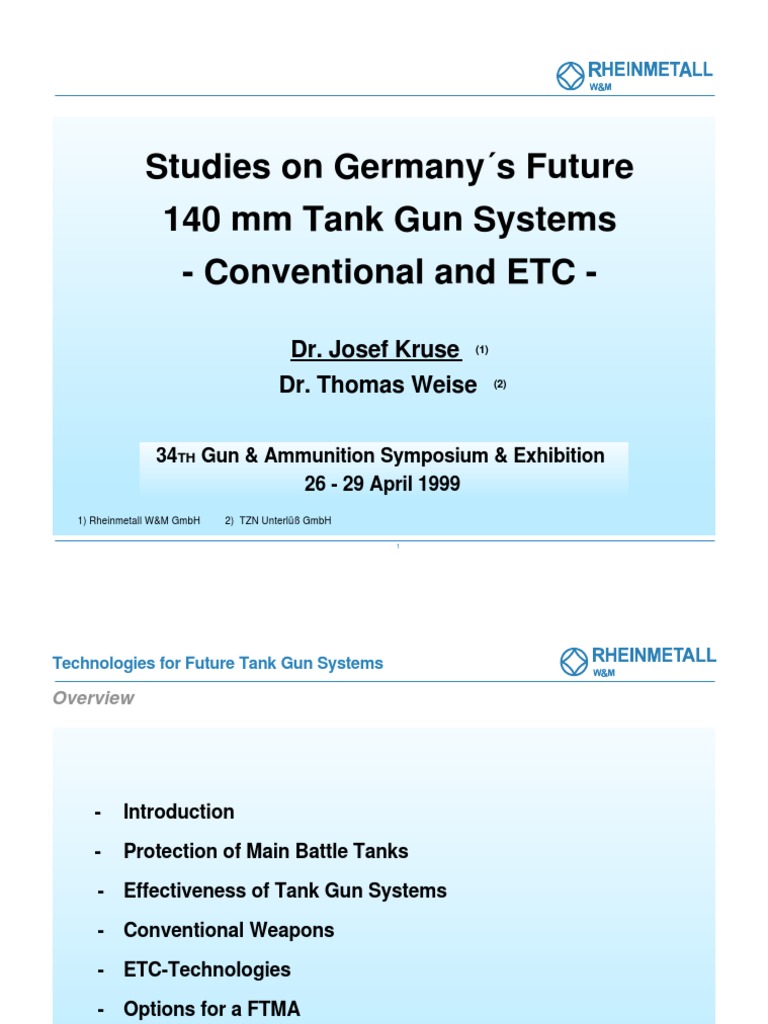 Tanks.140mm Gun - Kruse | PDF | Tanks | Projectiles