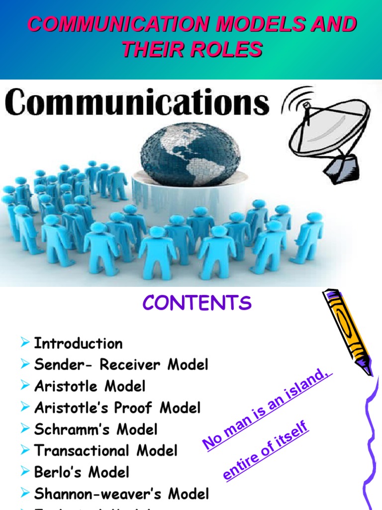 Communication Models and Their Roles | PDF | Communication | Cognition