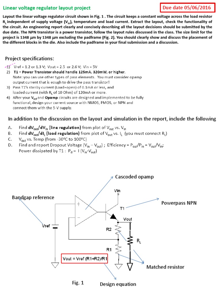 Linear Voltage Regulator Layout Guide | PDF