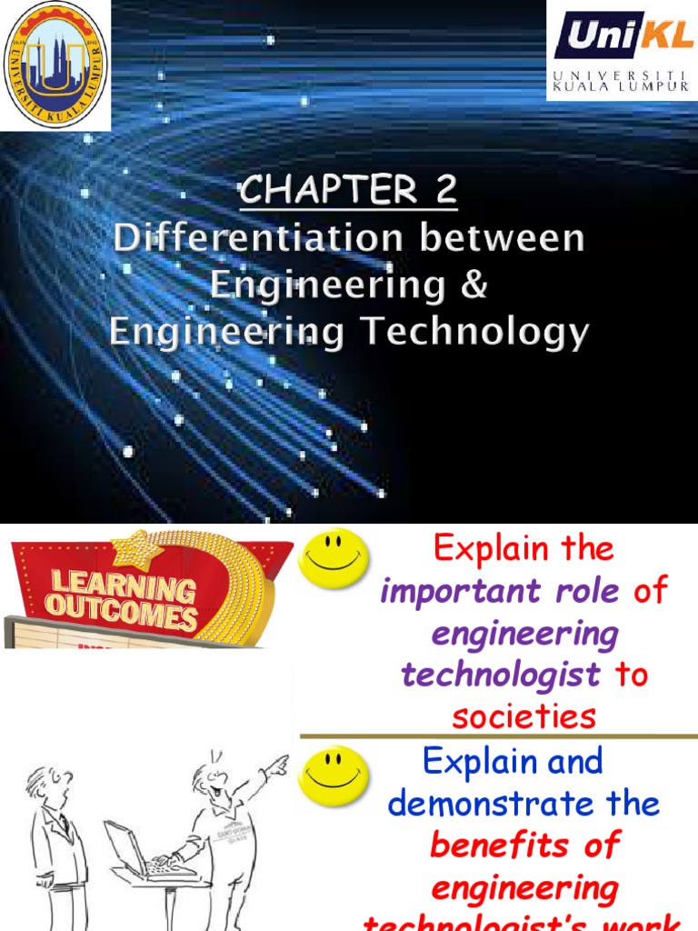 Chapter 2 Engineering Vs Engineering Technology | PDF | Engineer ...