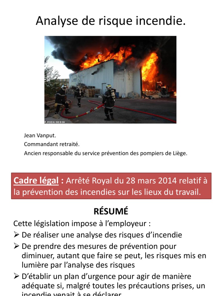 Analyse-de-risque-incendie.pdf | Risque | Gestion des risques