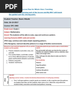 Past Continuous Lesson Plan | PDF | Grammatical Tense | Lesson Plan