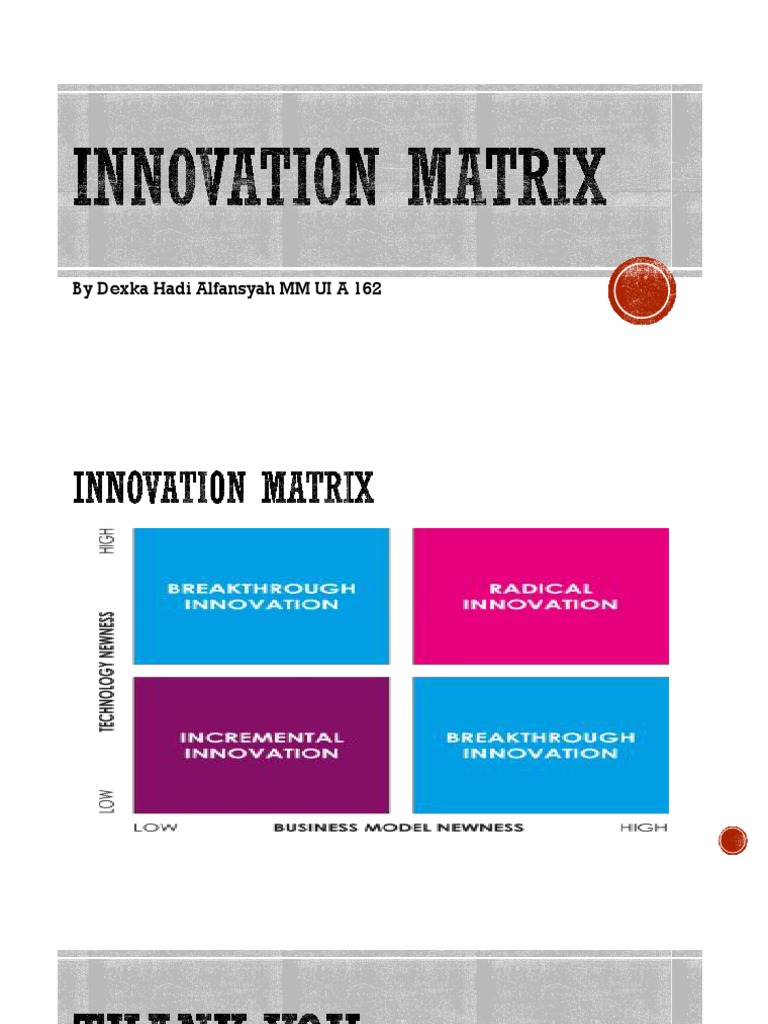 Innovation Matrix | PDF