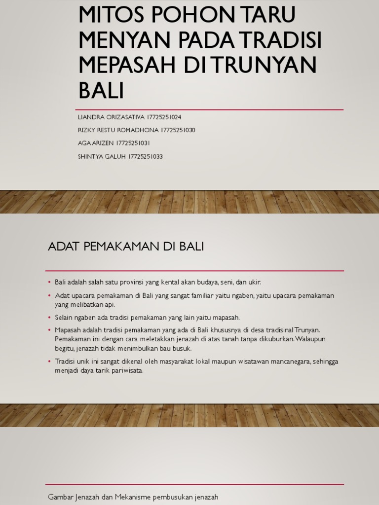 Mitos Dan Logos Pohon Tarunyan | PDF