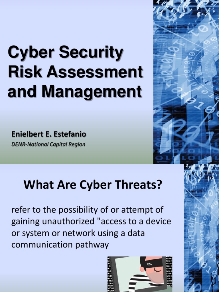 Cyber Security Risk Assessment and Management | PDF | Threat (Computer ...