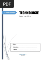 Cahier 1AS - Soudani Sami 2023 | PDF | Dessin technique