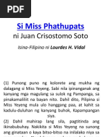 Maria Labo Story Script | PDF