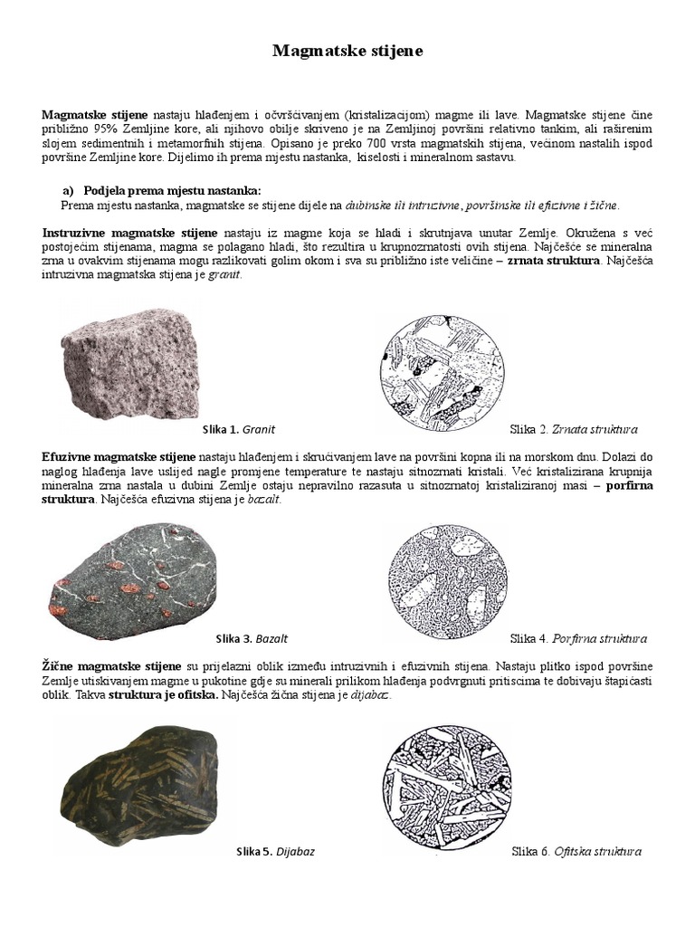 Magmatske Stijene | PDF