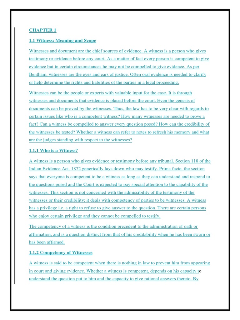 Evidence Material Collected | PDF | Witness | Evidence