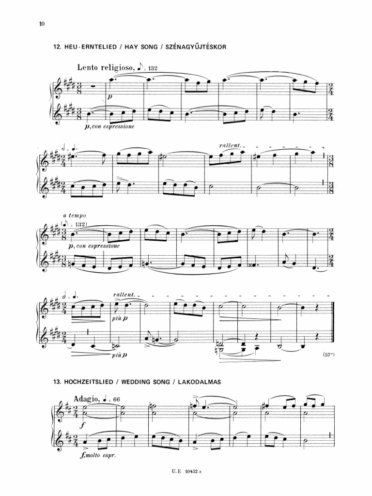 Bartok 12 Duo | PDF