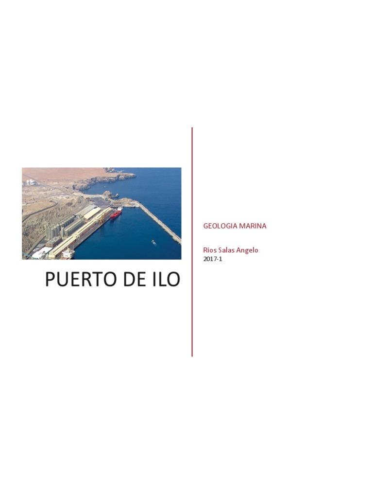 Puerto de Ilo | PDF | Río | Ciencias de la Tierra