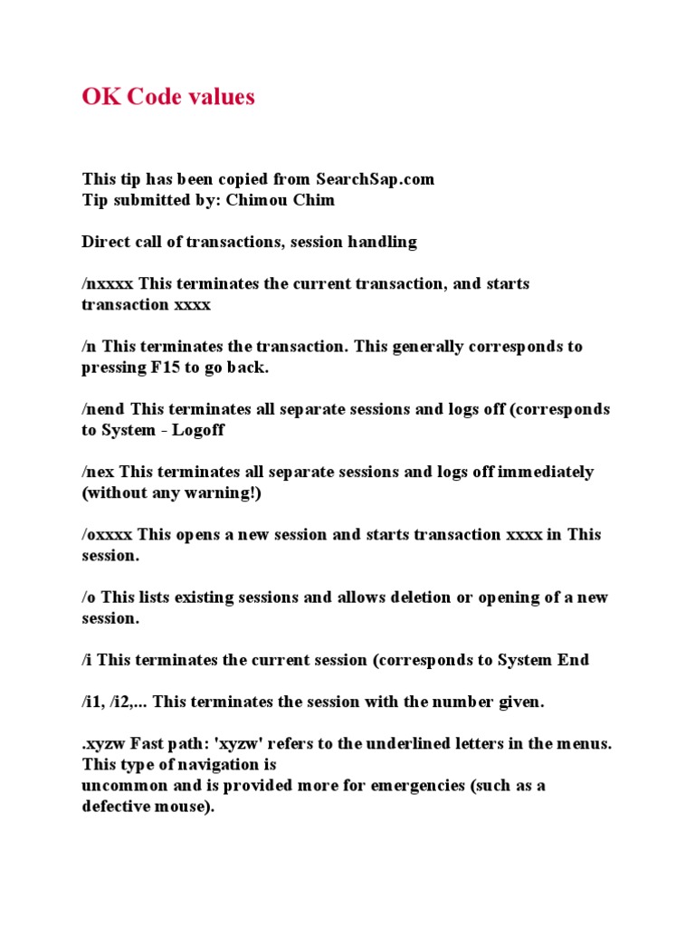 Ok Codes | PDF | Database Transaction | Information Technology