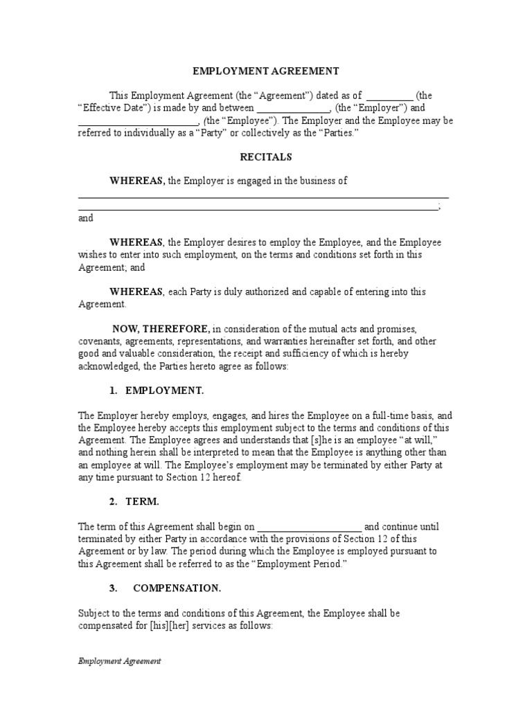 Employee Bond Agreement Template | PDF | Surety Bond | Employment