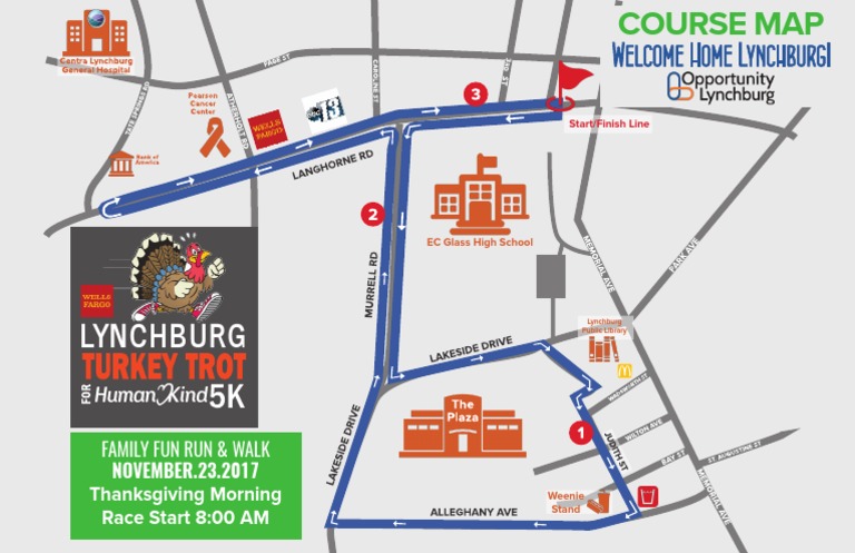 Turkey Trot Course Map | PDF