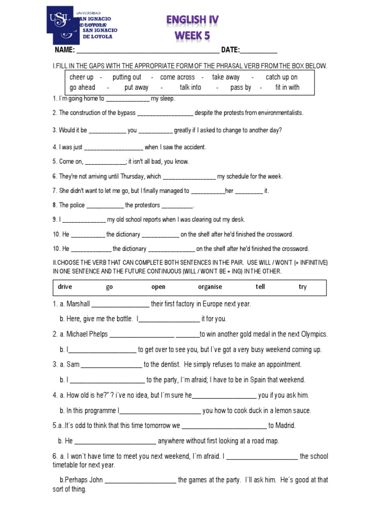 Worksheet w5 | PDF