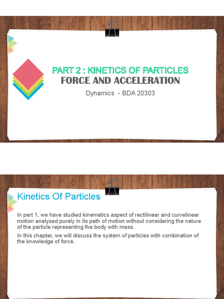Chpter3 Force Acceleration | PDF | Kinematics | Force