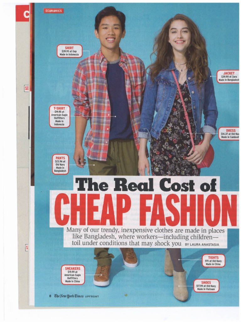 Real Cost of Fashion | PDF | Clothing | Fashion