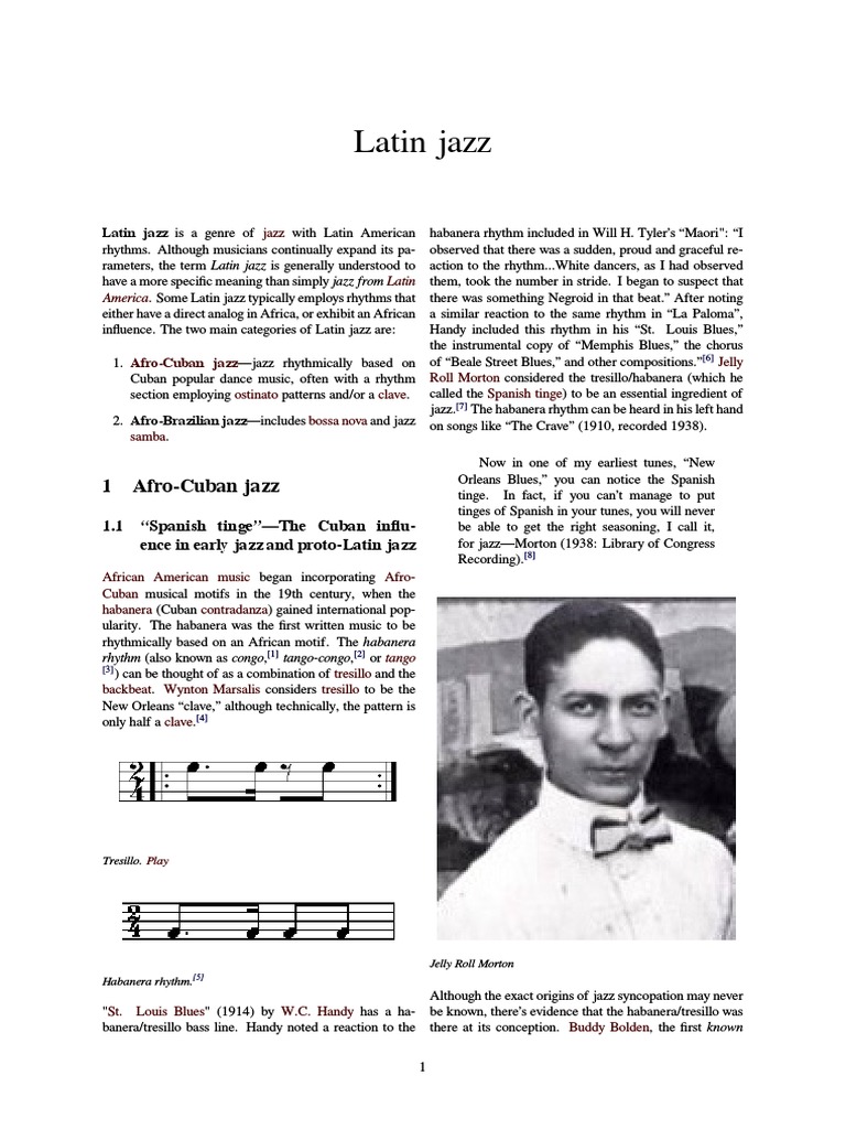 Latin Jazz | PDF | Jazz | Music Of The African Diaspora
