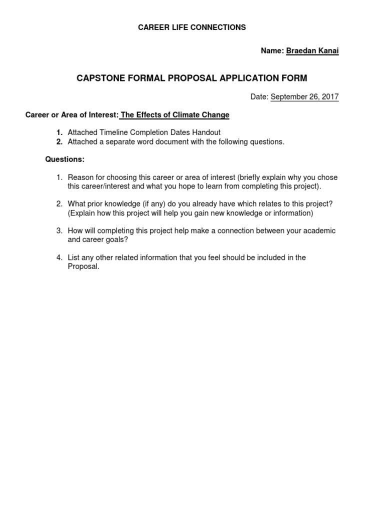 Climate Change Proposal | PDF | Ice Age | Climate Change