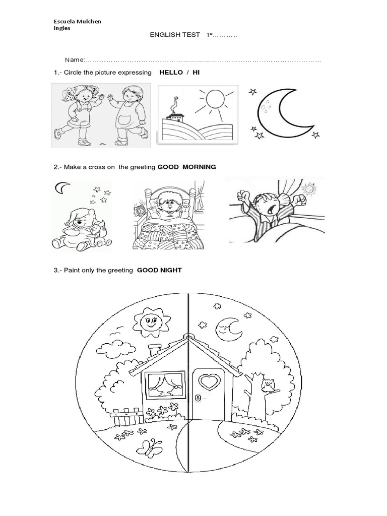 Greetings Test Tests - 49562 | PDF