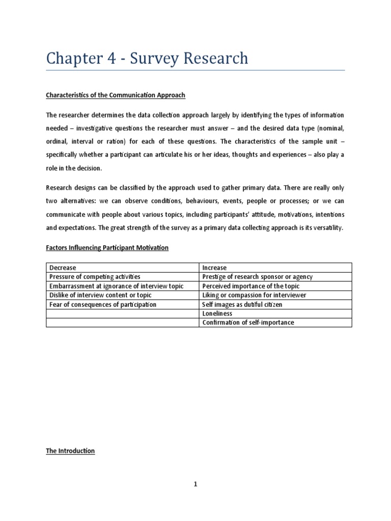 Survey Research Methods | PDF | Interview | Mail