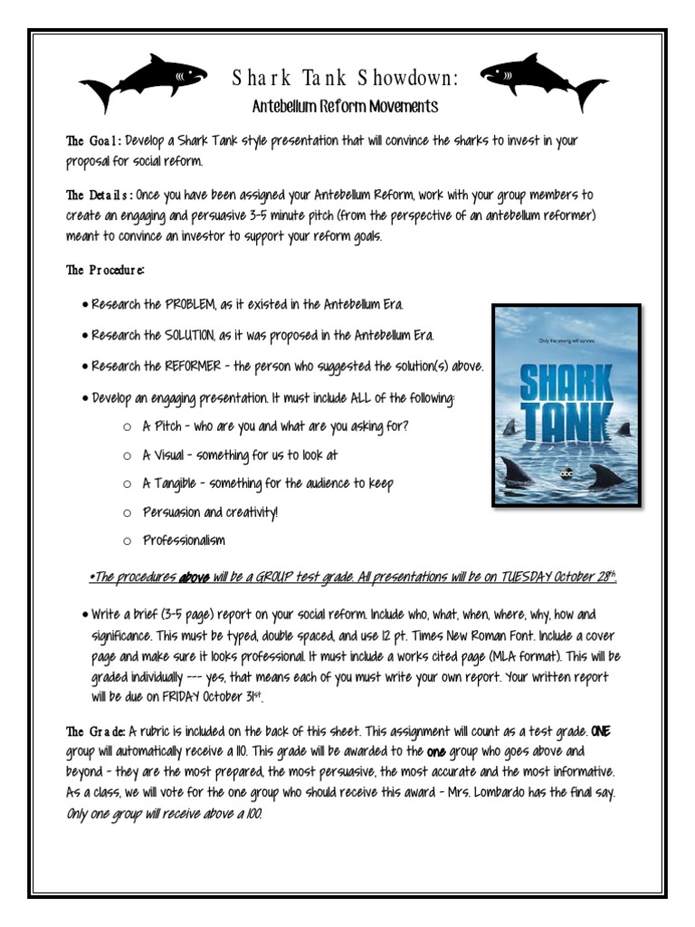 Shark Tank Showdown | PDF | Persuasion | Narration