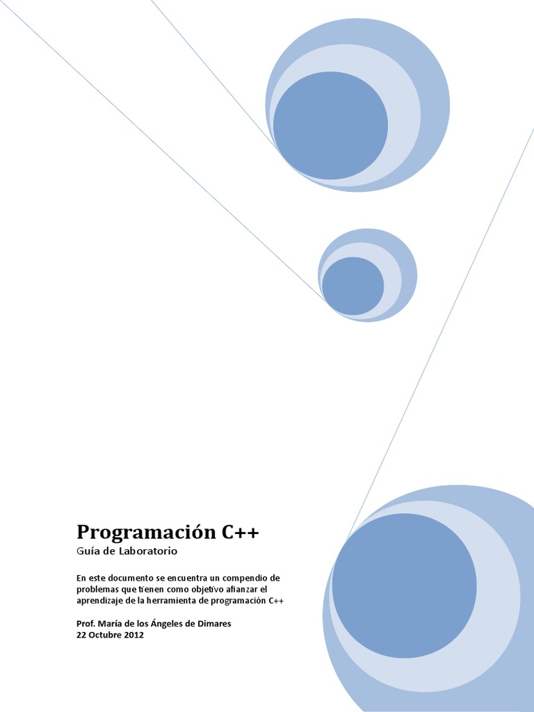 Guia Laboratorio C++ | PDF | C ++ | Java (lenguaje de programación)