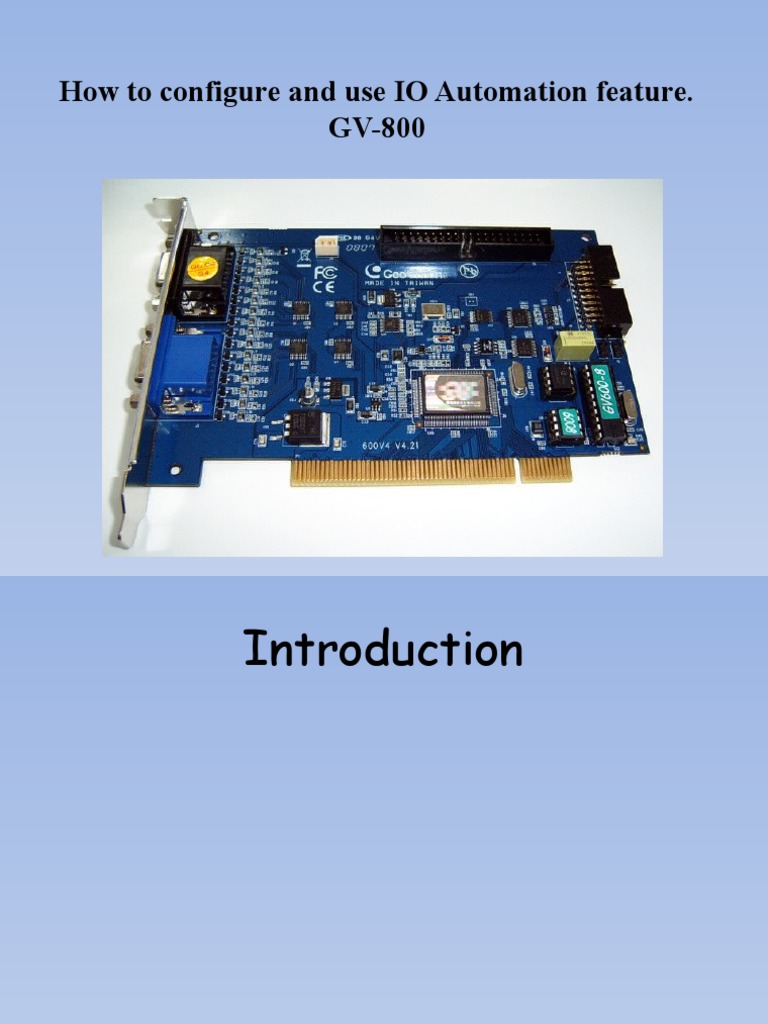 How To Configure and Use IO Automation Feature | PDF
