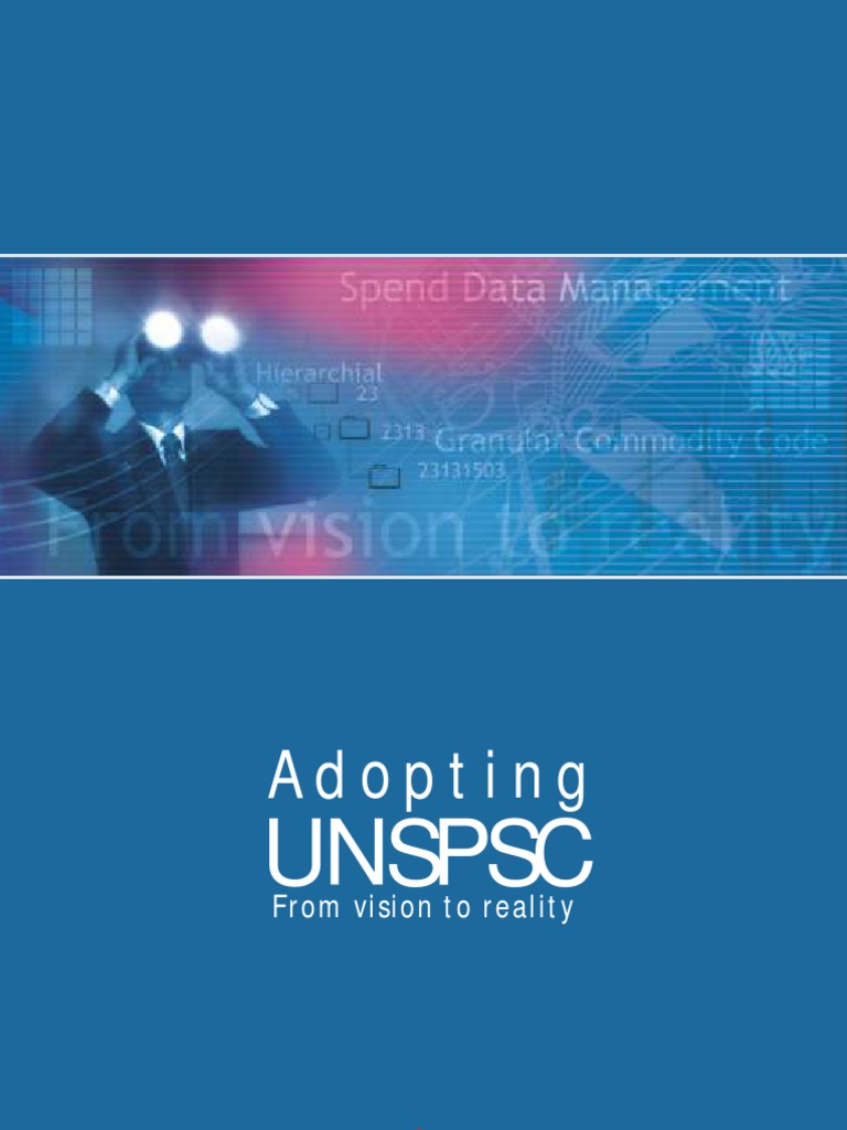 UNSPSC for Better Spend Analysis_September 20,2006 | Supply Chain ...