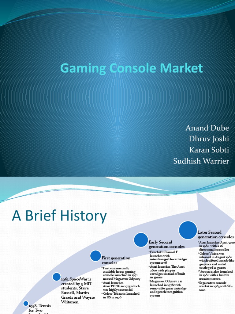 Gaming Console Market - MArketing | PDF | Video Game Consoles ...