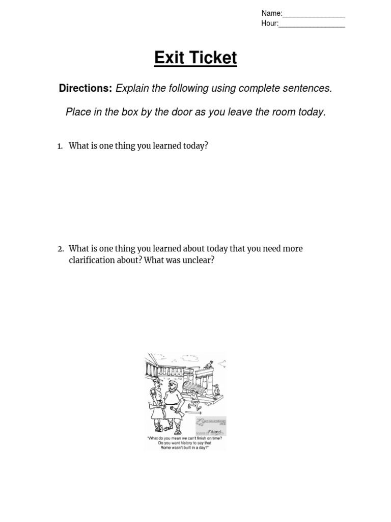Unit 2 Lesson 3 Exit Ticket | PDF