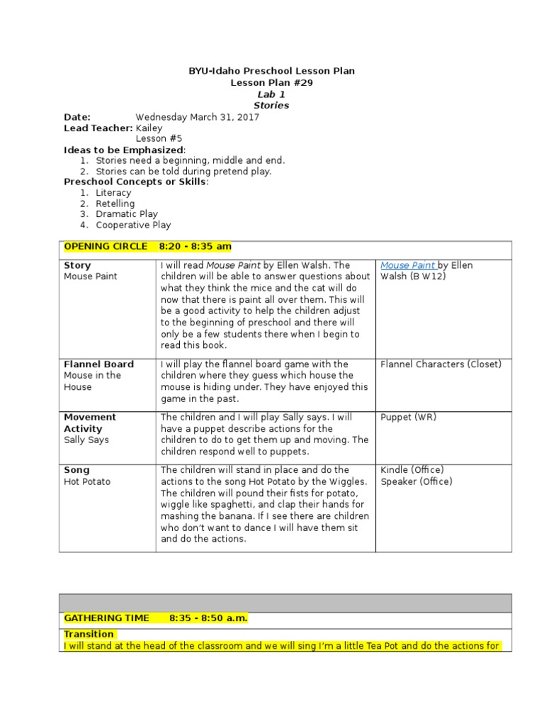 5th Lesson Plan Final Draft | PDF | Leisure | Teaching And Learning