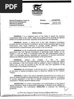 Calamity Leave Law | PDF