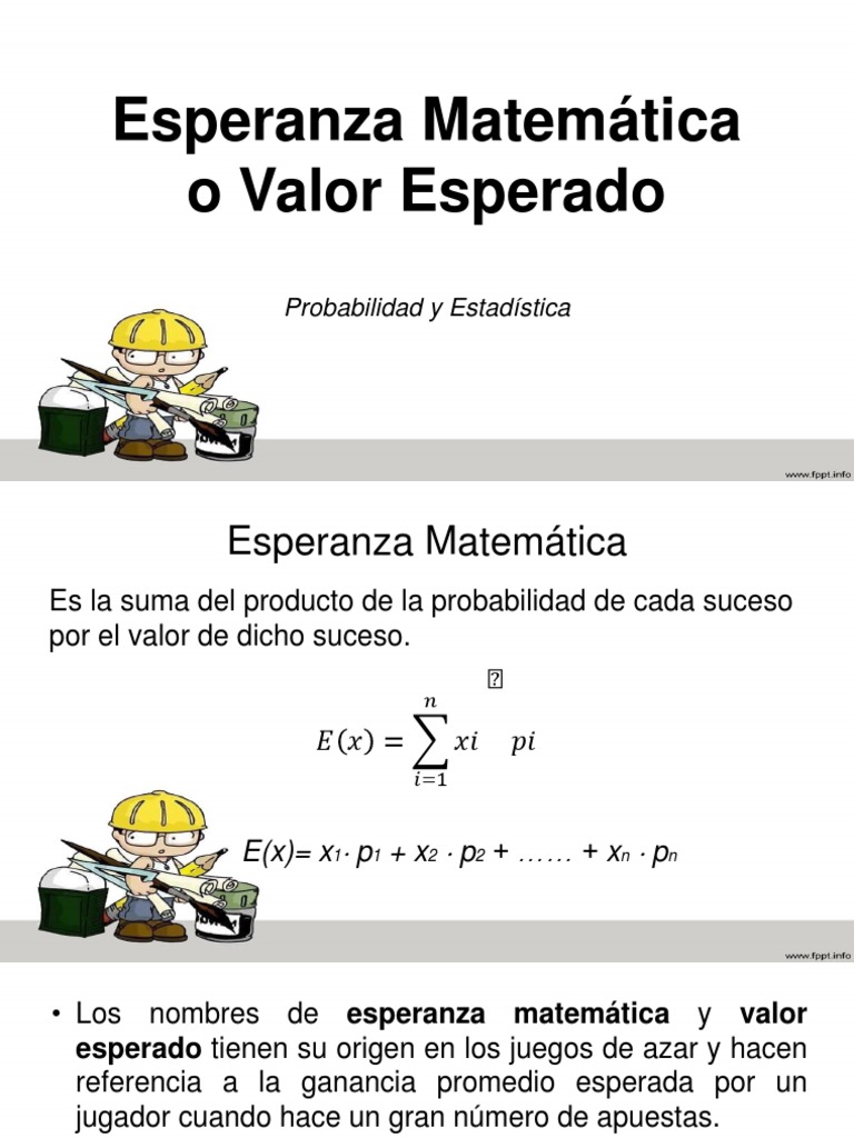 Esperanza Matemática | PDF