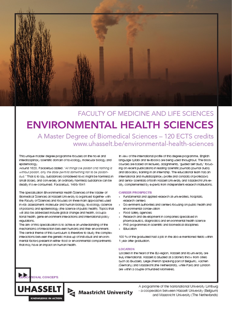 Environmental Health Sciences | Toxicology | Environmental Health