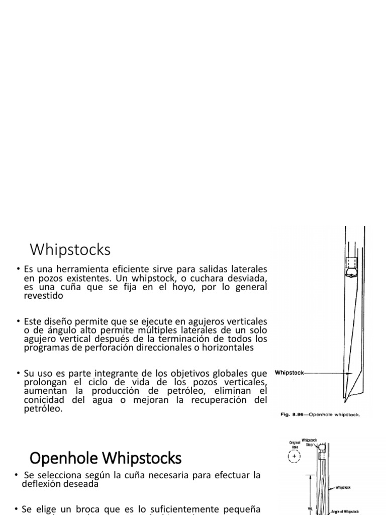 Uso de Whipstocks en Perforación | PDF | Herramientas | Aeroespacial